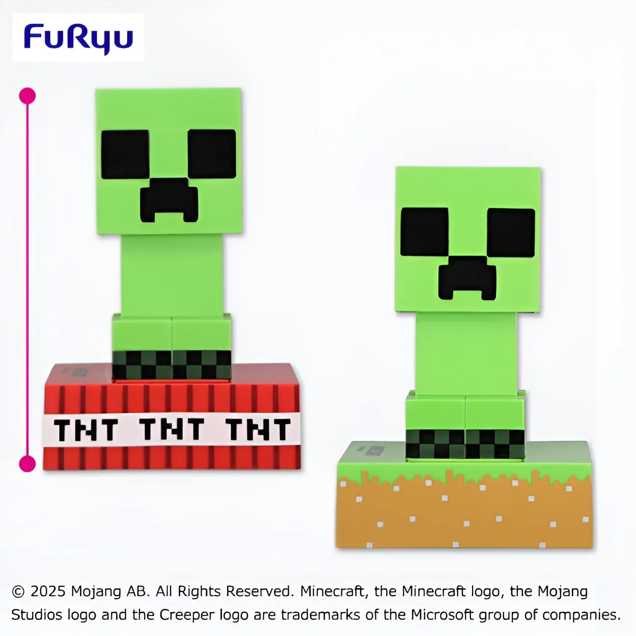 MINECRAFT YuraYura Solar Figure - CREEPER - Japanese Figure Shop